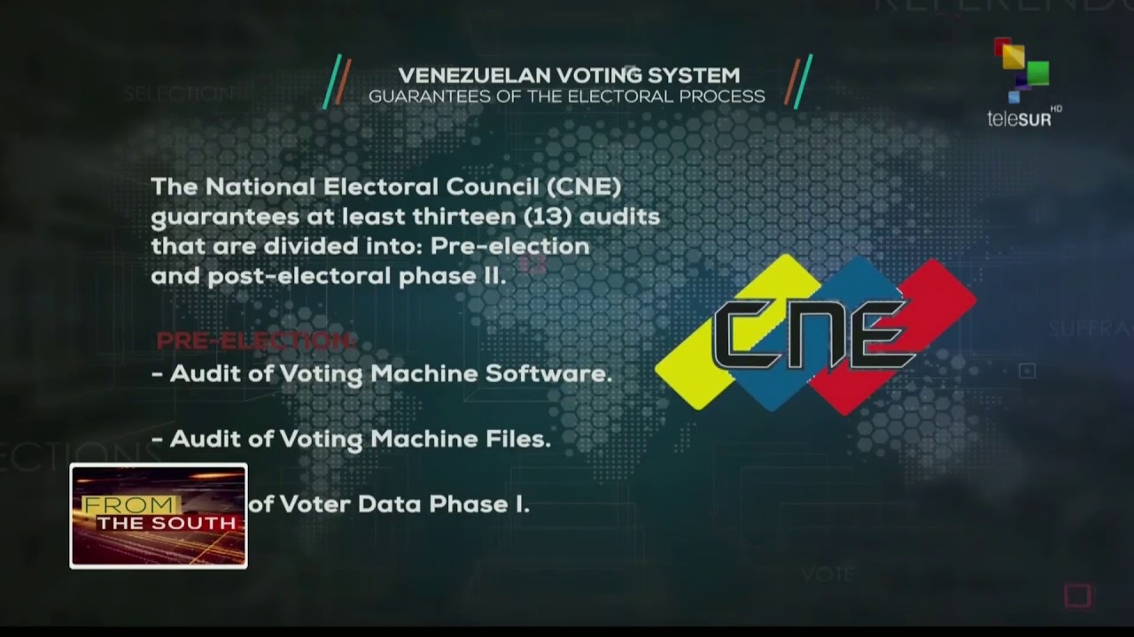Venezuelan voting system: Guarantees of the electoral process - YouTube