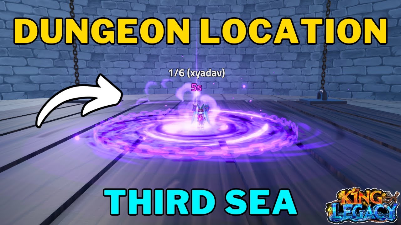 Where is Dungeon in King Legacy | King Legacy Dungeon Location | Third ...