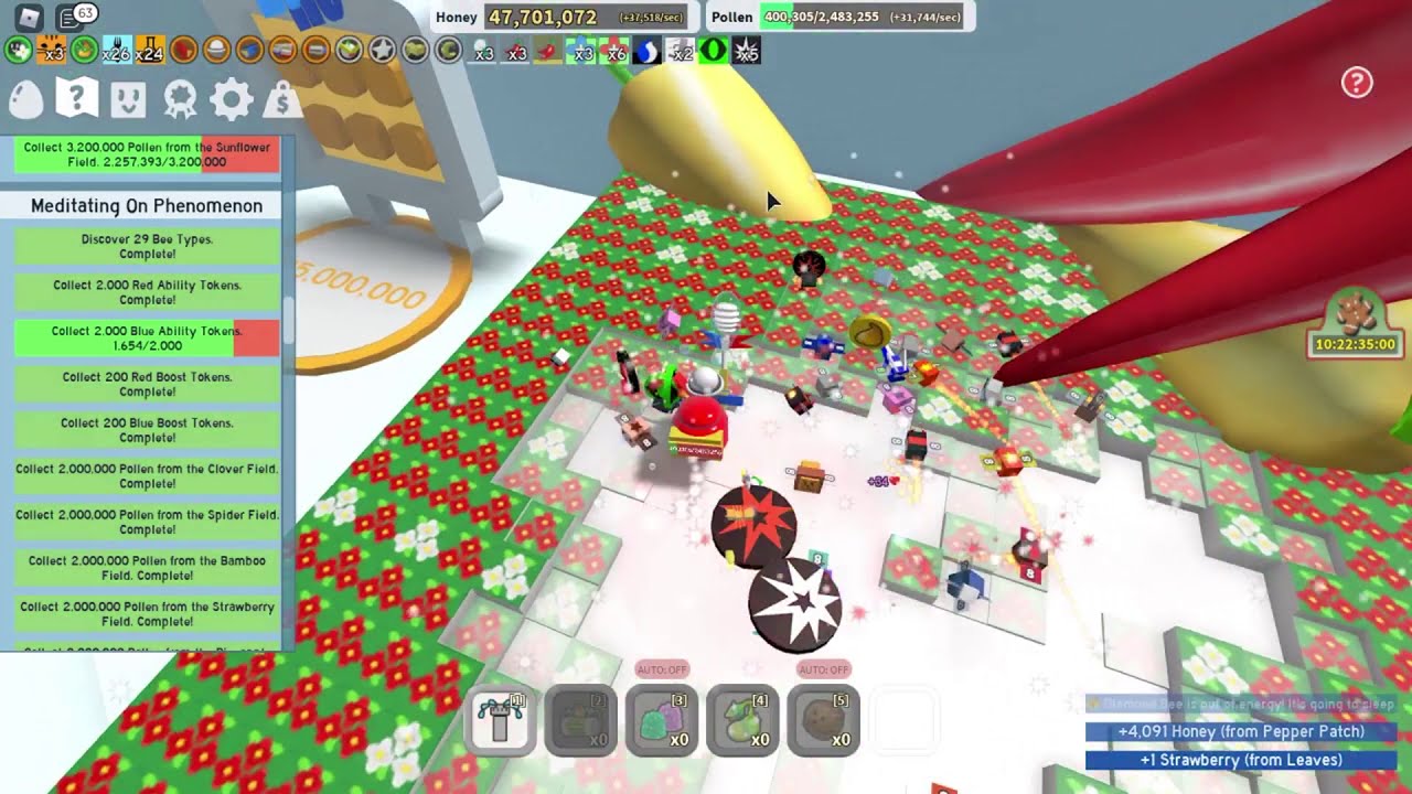 Pepper Patch Farming Bee Swarm Simulator - YouTube