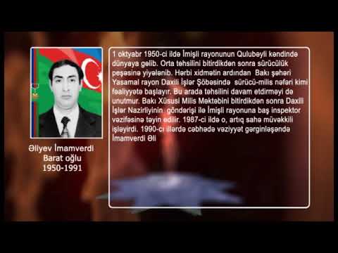 Azərbaycan Milli Qəhrəmanı-Əliyev İmamverdi