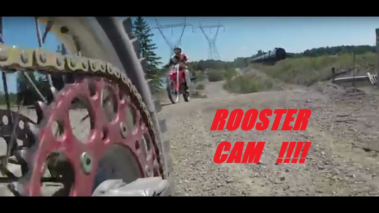 Dirt Bike Rooster Tail - YouTube