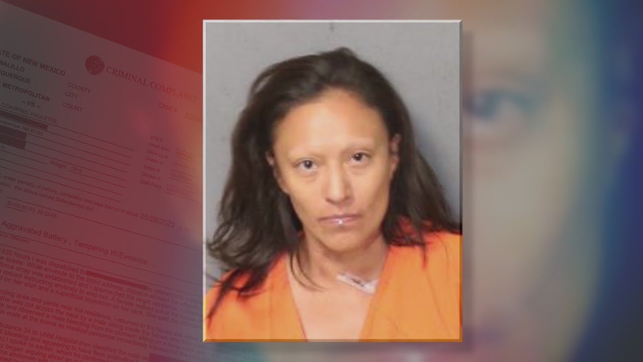 Albuquerque woman arrested after allegedly stabbing man - YouTube
