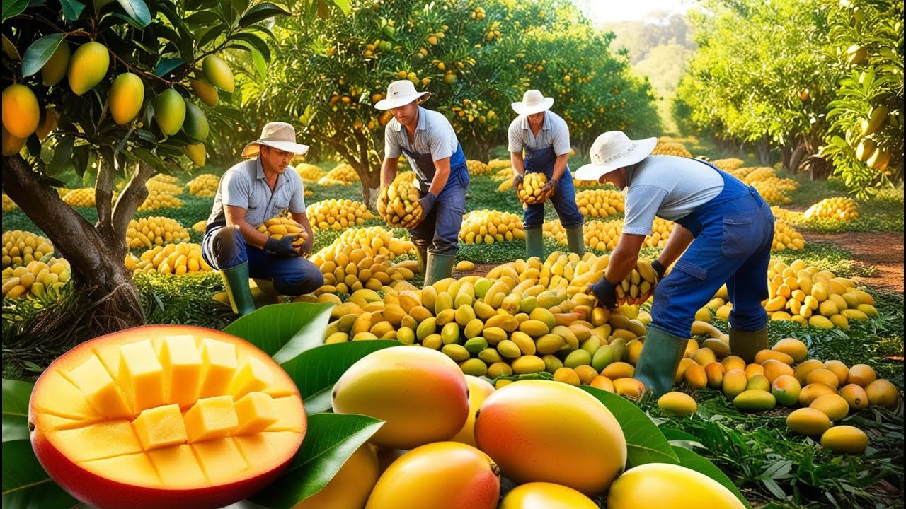 How Australian Farmers Harvest Thousands of Tons of Mangoes Every Year ...