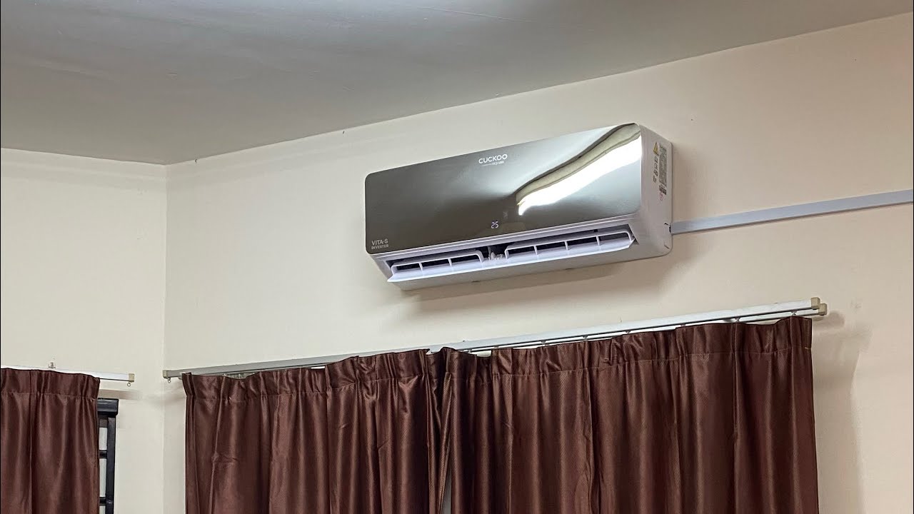 SELESAI SUDAH PEMASANGAN AIRCOND DI RUANG TAMU & BILIK TIDUR - YouTube