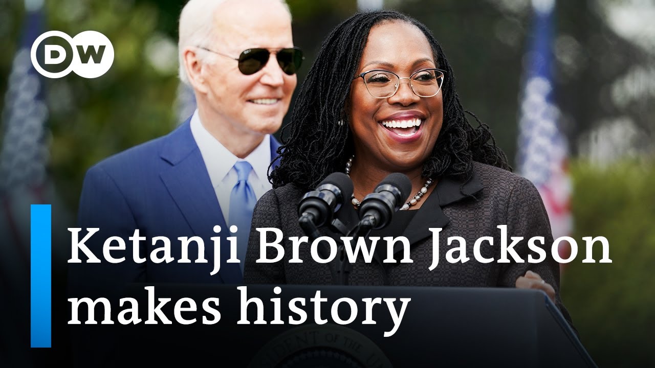 First Black woman confirmed for US Supreme Court | DW News - YouTube