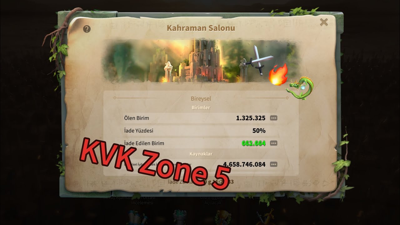 Zone 5 Savaşları ve Sonuç…🔥🐉/Rise of kingdoms - YouTube