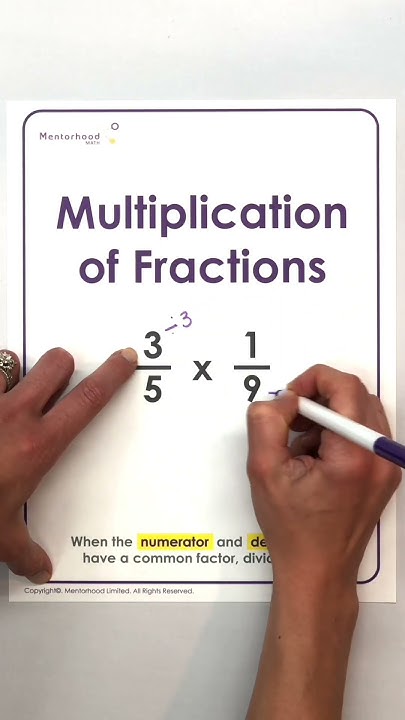Fractions Multiplication - Singapore Math Mini Tutorial #fraction - YouTube