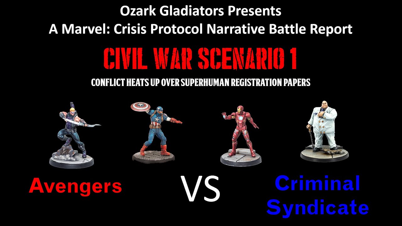 S1E20 – Civil War Scenario 1 (Marvel: Crisis Protocol Narrative Battle ...
