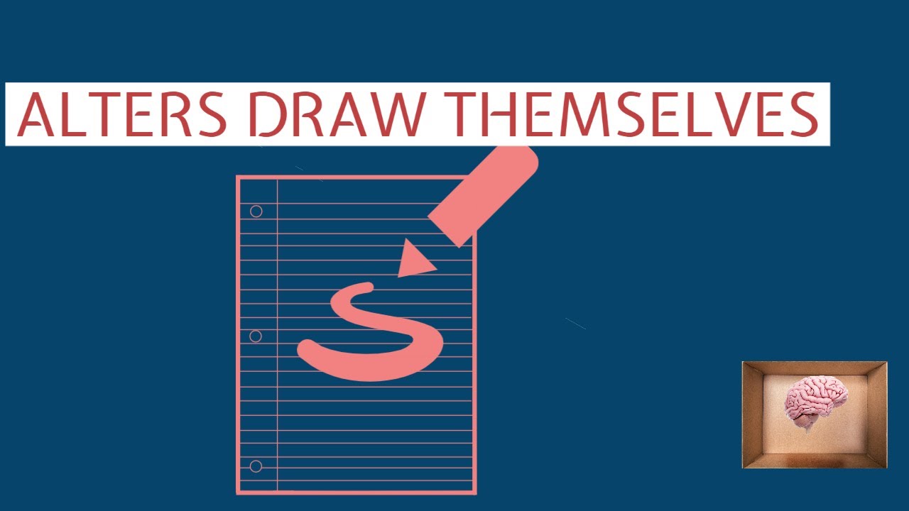 ALTERS DRAW THEMSELVES: Dissociative Identity Disorder (DID) - YouTube