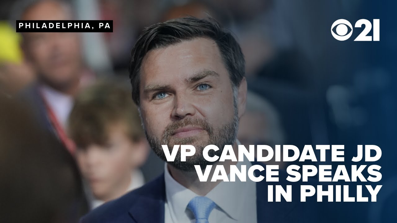 GOP Vice Pres. nominee JD Vance holds rally in Philadelphia - YouTube