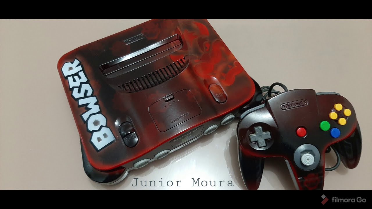 Nintendo 64 Customizado Bowser - N64 Game Custom Paint - YouTube