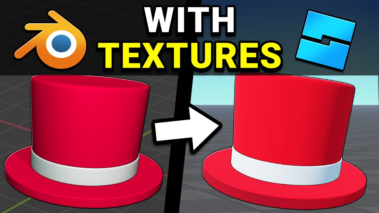 How to Import Mesh from Blender to Roblox with Textures - YouTube