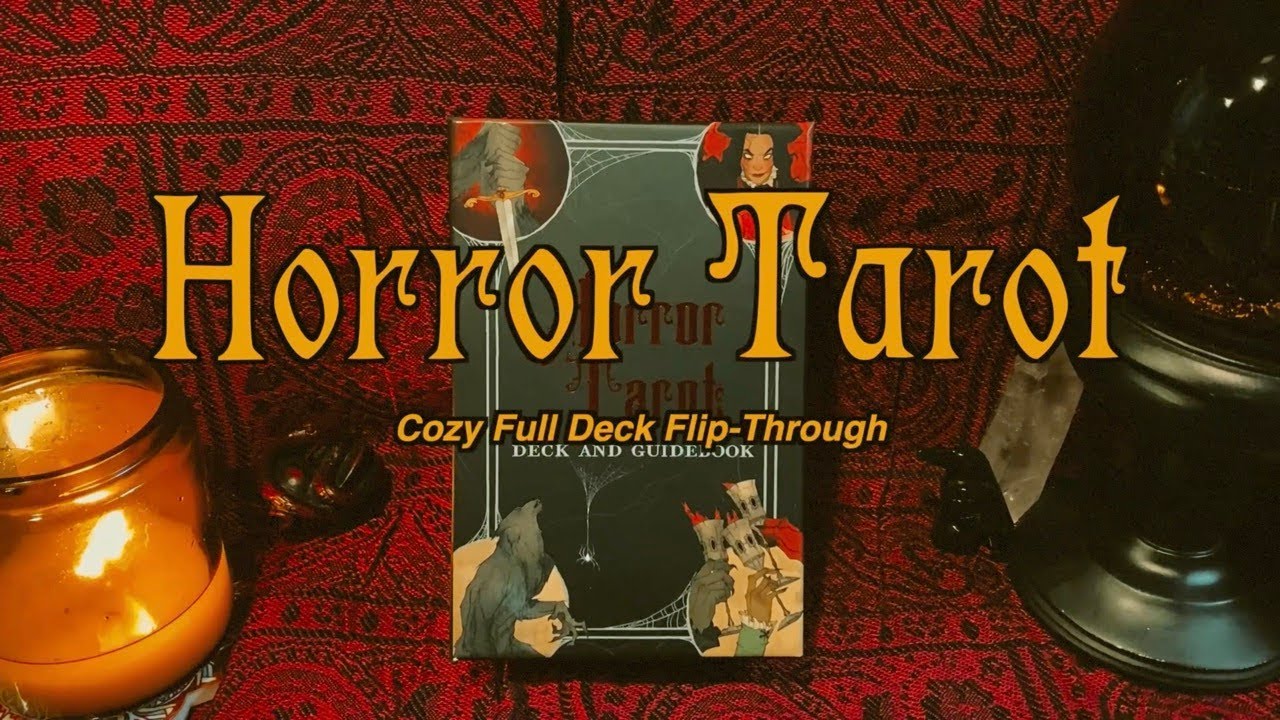 Horror Tarot | Cozy Flip-Through | Happy Halloween! - YouTube
