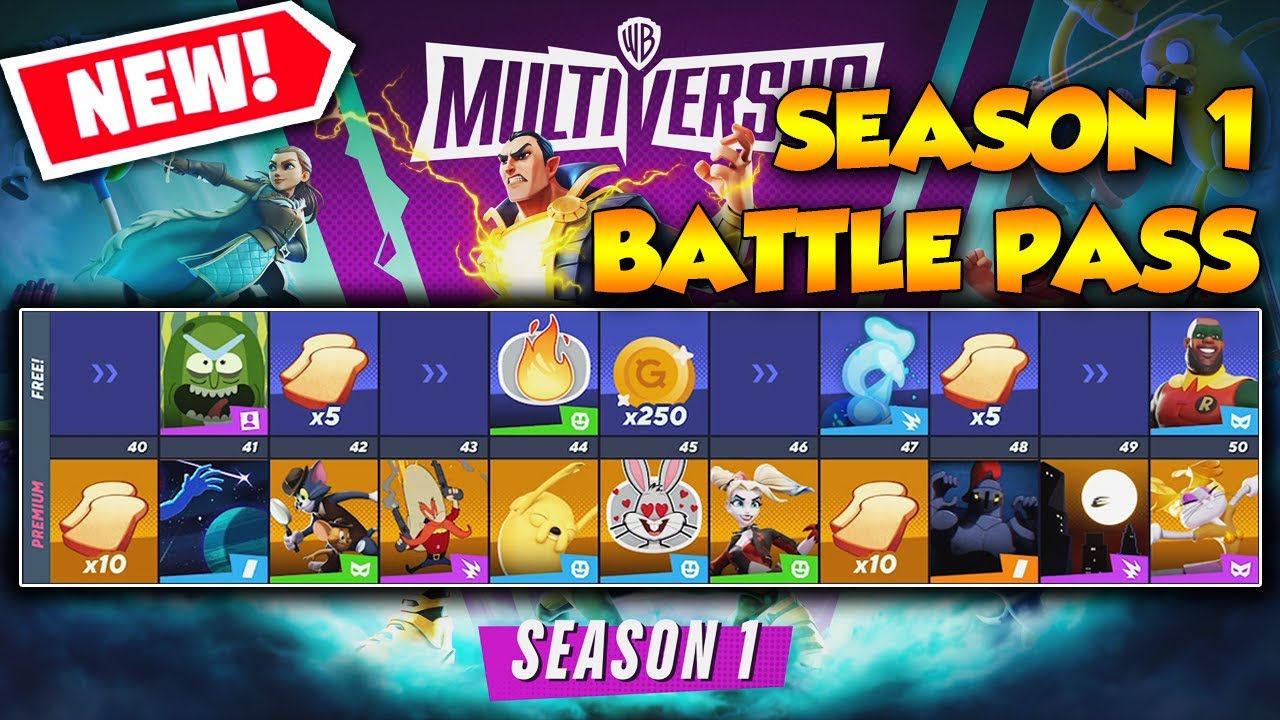 FIRST LOOK at Season 1 Battle Pass! - MultiVersus - YouTube