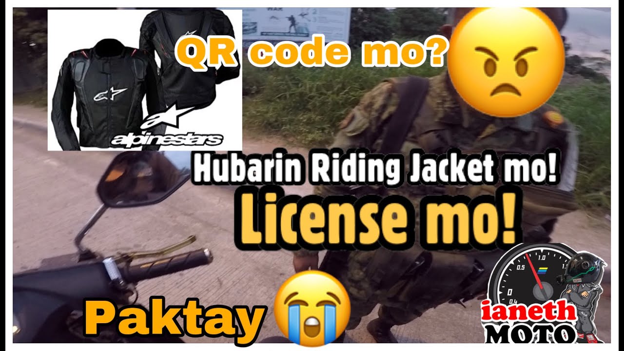 DAVAO CITY bawal riding JACKET on TF davao check point + QR CODE ...
