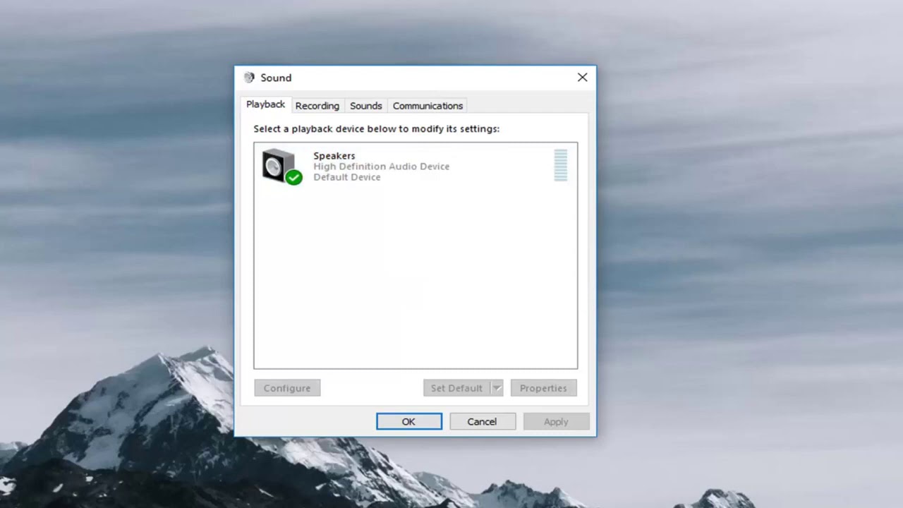 No Audio Output Device Is Installed' Problem FIX - Windows 10 - YouTube