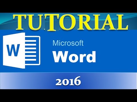 WORD 2016 _ Tutorial conocimientos básicos - YouTube