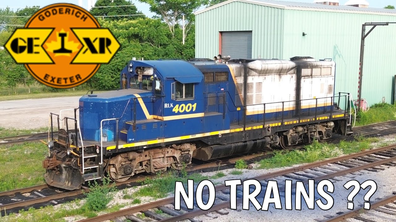 4K A train video without any trains?? From the Goderich and Exeter ...