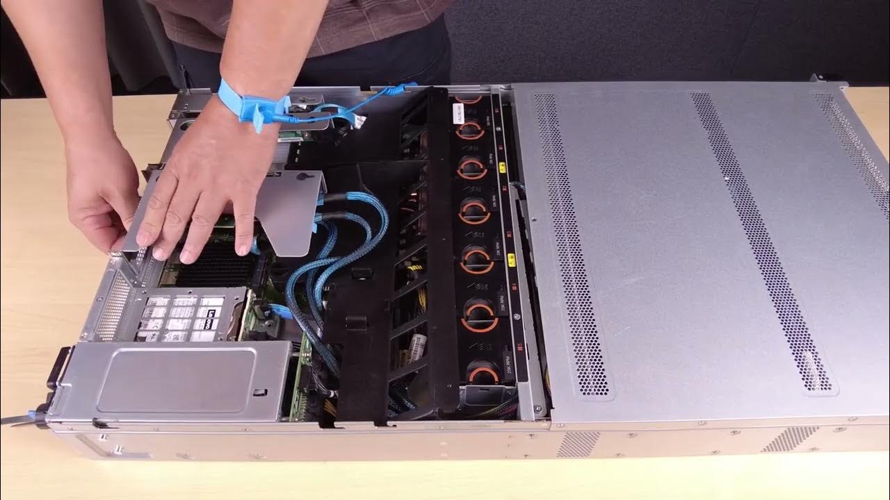 Lenovo ThinkSystem HS350X V3 Installing a VRoC key - YouTube