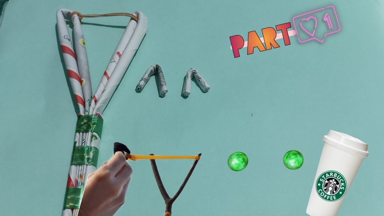 How to make slingshot , make a paper gulel , new paper slingshot, paper ...