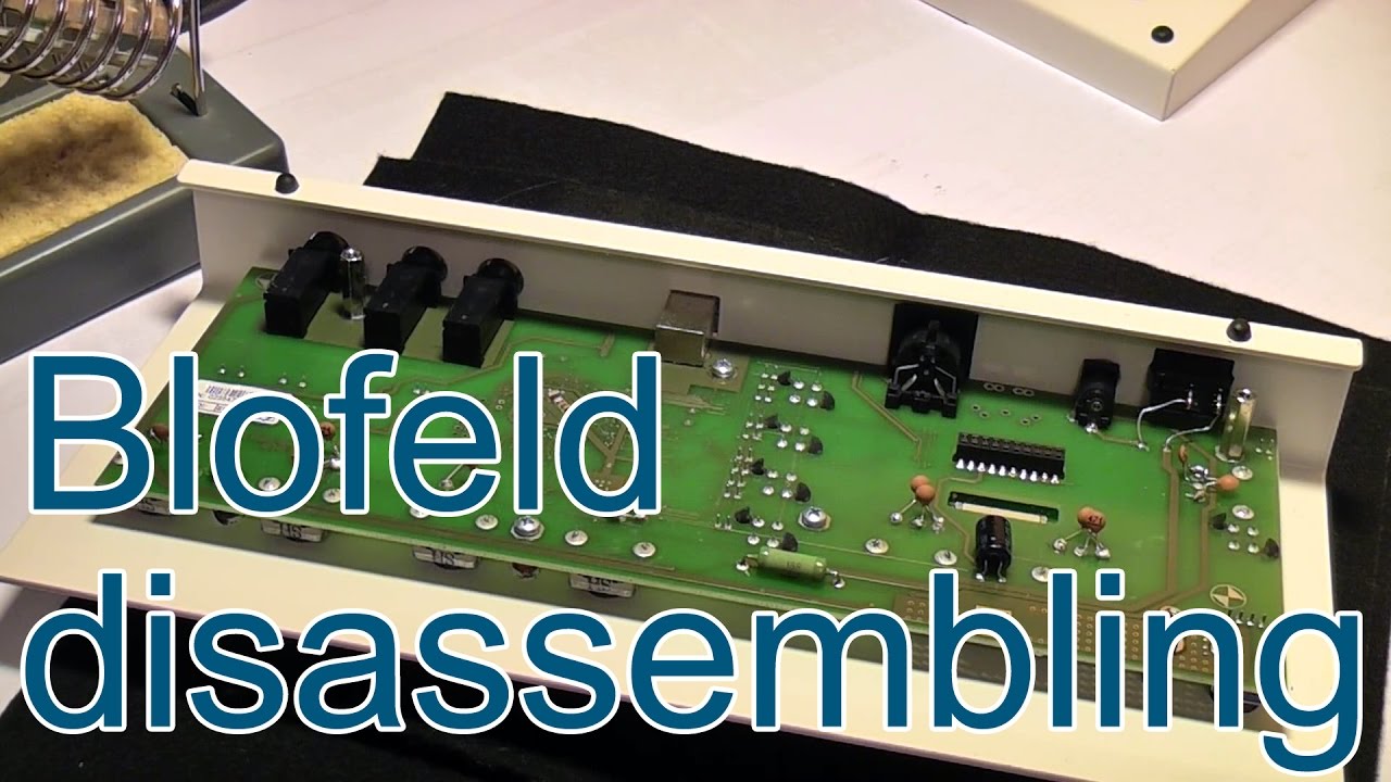 [tutorial] Disassembling Waldorf Blofeld Synthesizer - YouTube