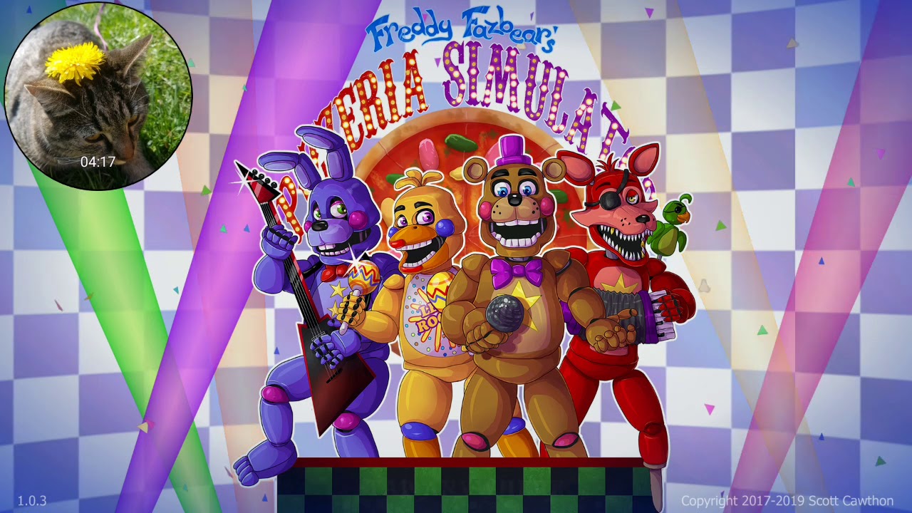 Five nights at Freddy's pizzeria simulator main menu theme 10 minutes ...