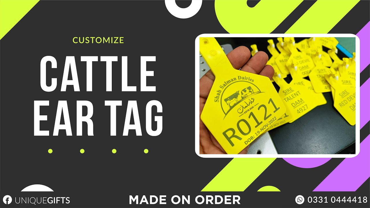 Engrave Cow Ear Tags | make it personal custom ENGRAVING lets you mark ...