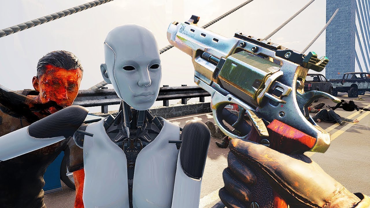 THE ZOMBIE BRIDGE SURVIVAL MAP WITH BEST WEAPONS EVER! - YouTube