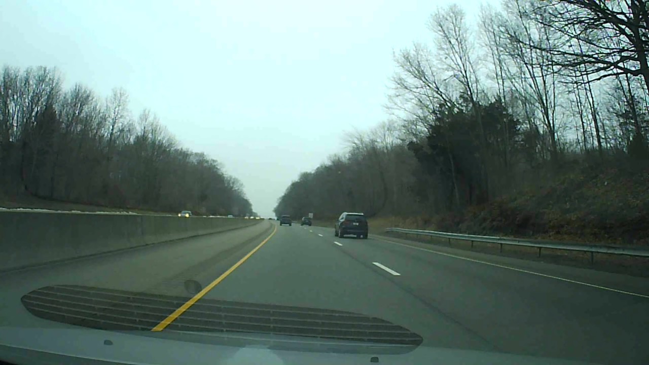 Interstate 95 southbound (exits 65-55) - Connecticut - YouTube