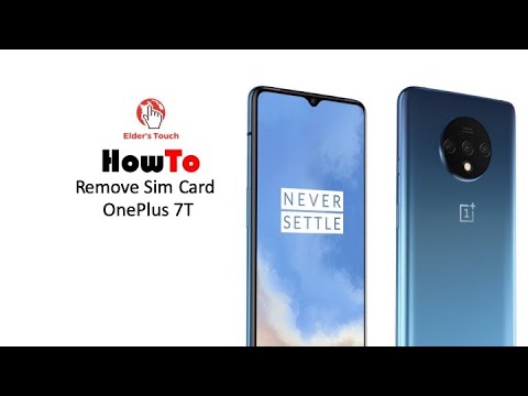 #HowTo - Remove the SIM card from the OnePlus 7T - YouTube