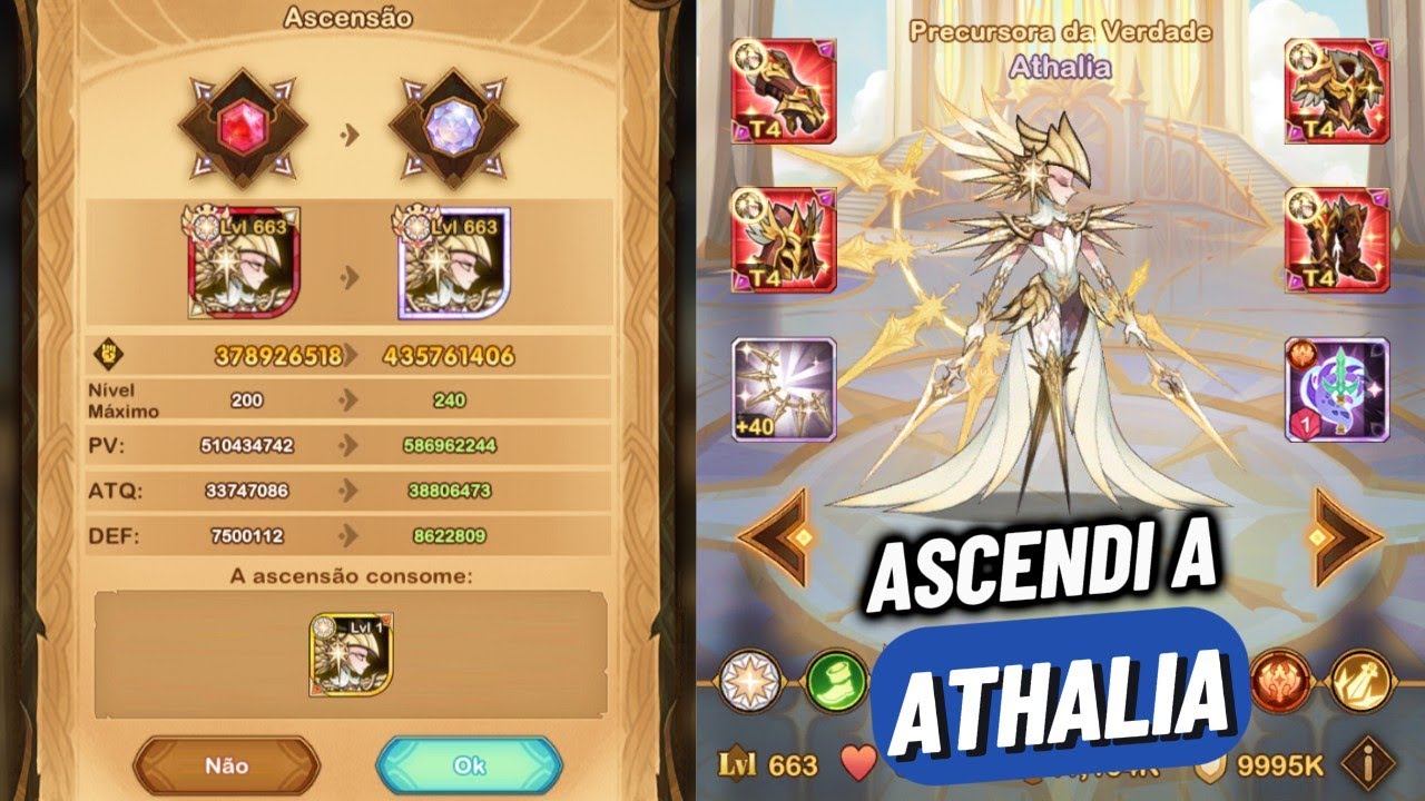 ASCENDI A ATHALIA - AFK ARENA - YouTube