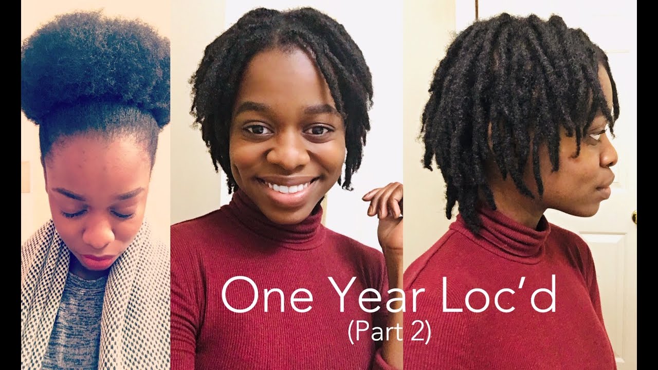 Loc Journey Pt. 2 (7-12 Months) One Year!! 😁 - YouTube