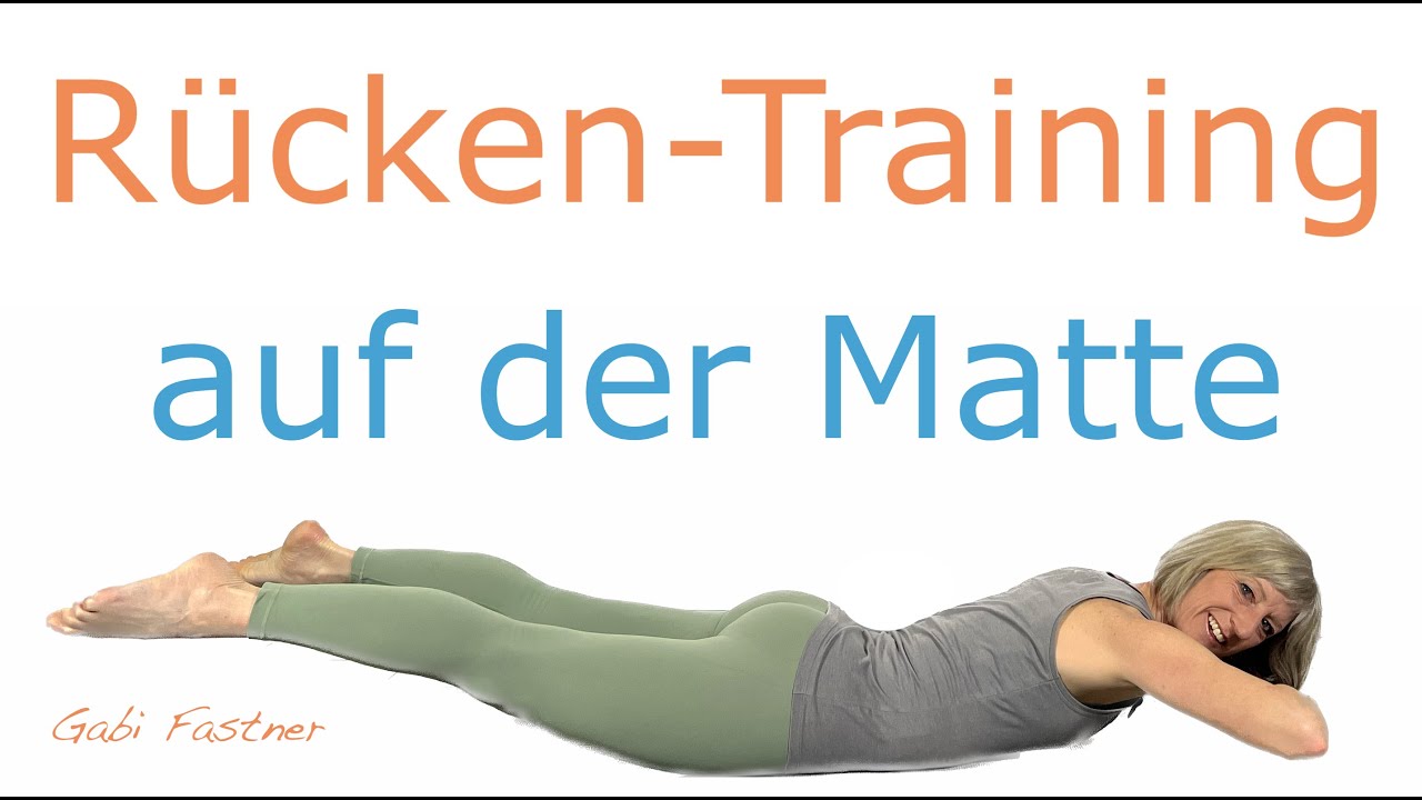 ️25 min. Rückentraining auf der Matte | ohne Geräte - YouTube