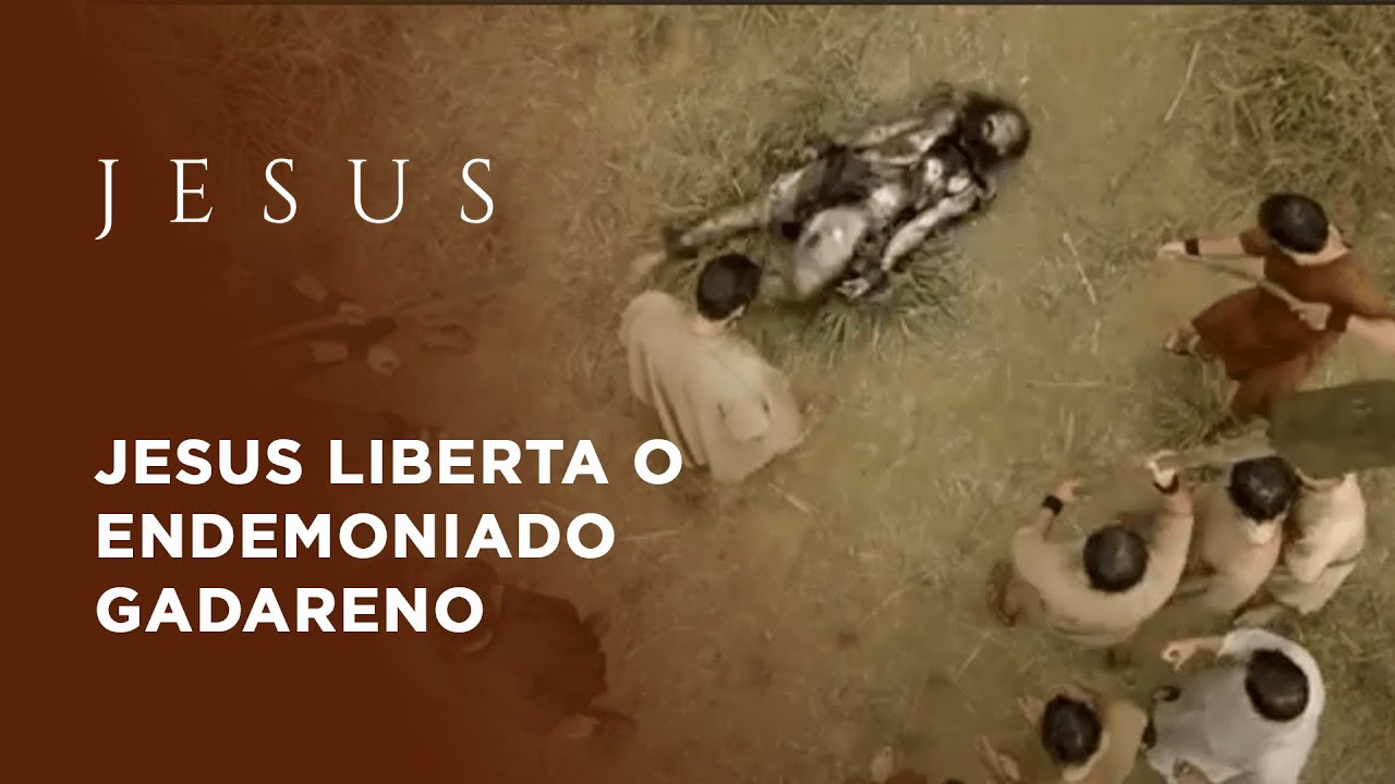JESUS | Jesus liberta o endemoniado gadareno - YouTube