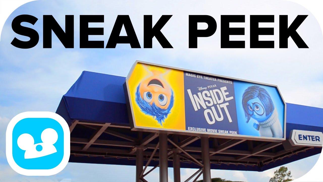 Inside Out Sneak Peek offered at Epcot, Walt Disney World - YouTube