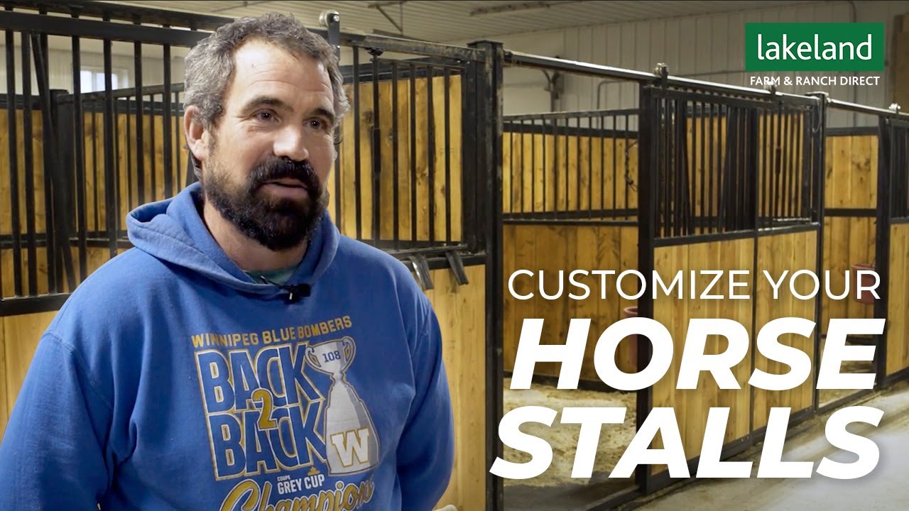 How this Horse Trainer Customized His Lakeland Horse Stalls to Fit His ...