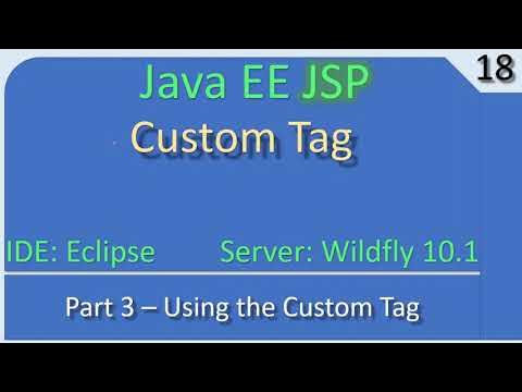 JSP Custom Tag | Part 3/3 JSP File Using Custom Tag | Java EE JSP Tutorial #18 - YouTube