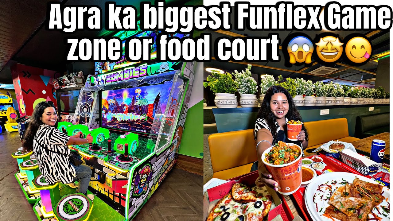 Agra’s biggest Funflex game zone 😱 only 1000rs me unlimited games 😍😱🎮 ...