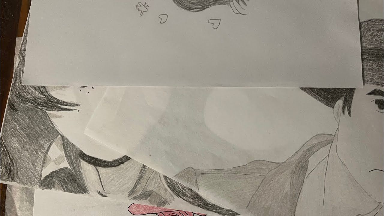 High School Graphic Novel Drawings(I Cheated on All) - YouTube