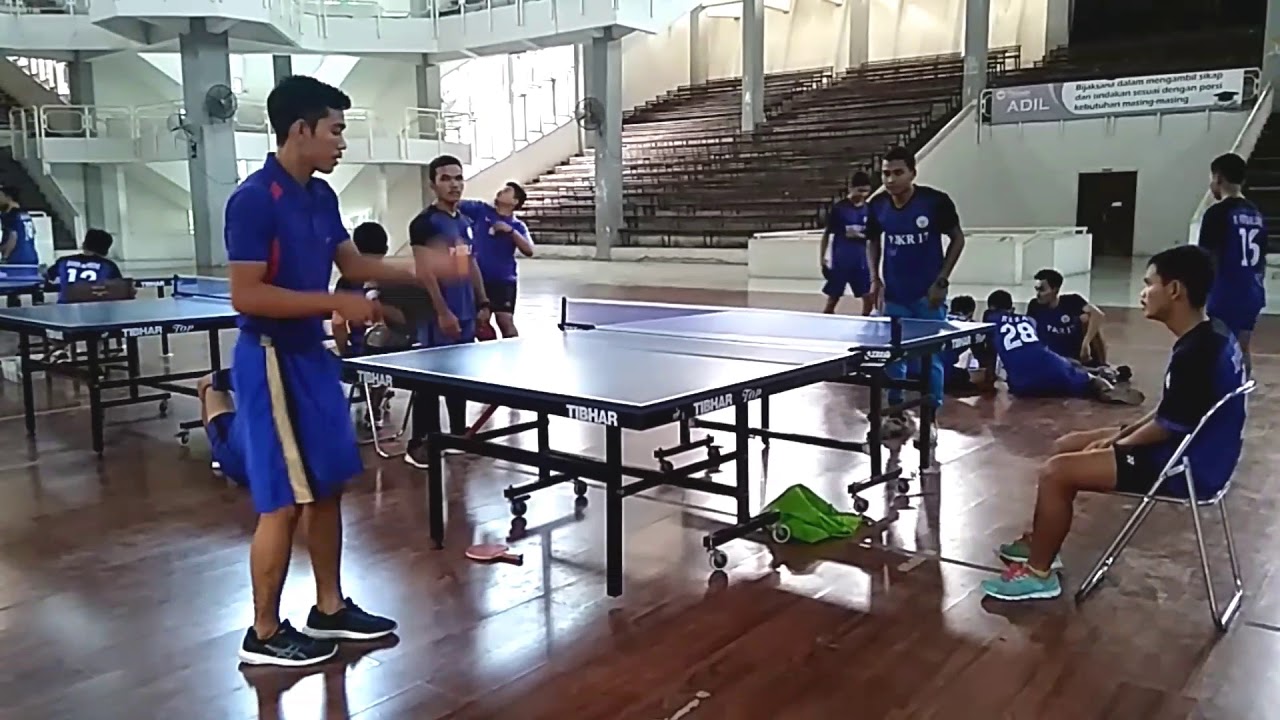 JAGO MAIN SPIN DAN BLOCK TENIS MEJA..... - YouTube