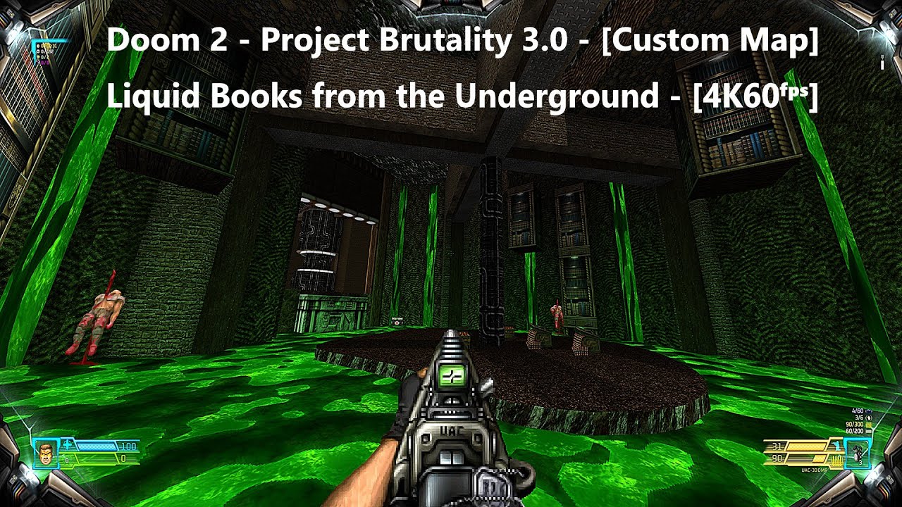 Doom 2 - Project Brutality 3.0 - Map: #429 - Liquid Books from the ...