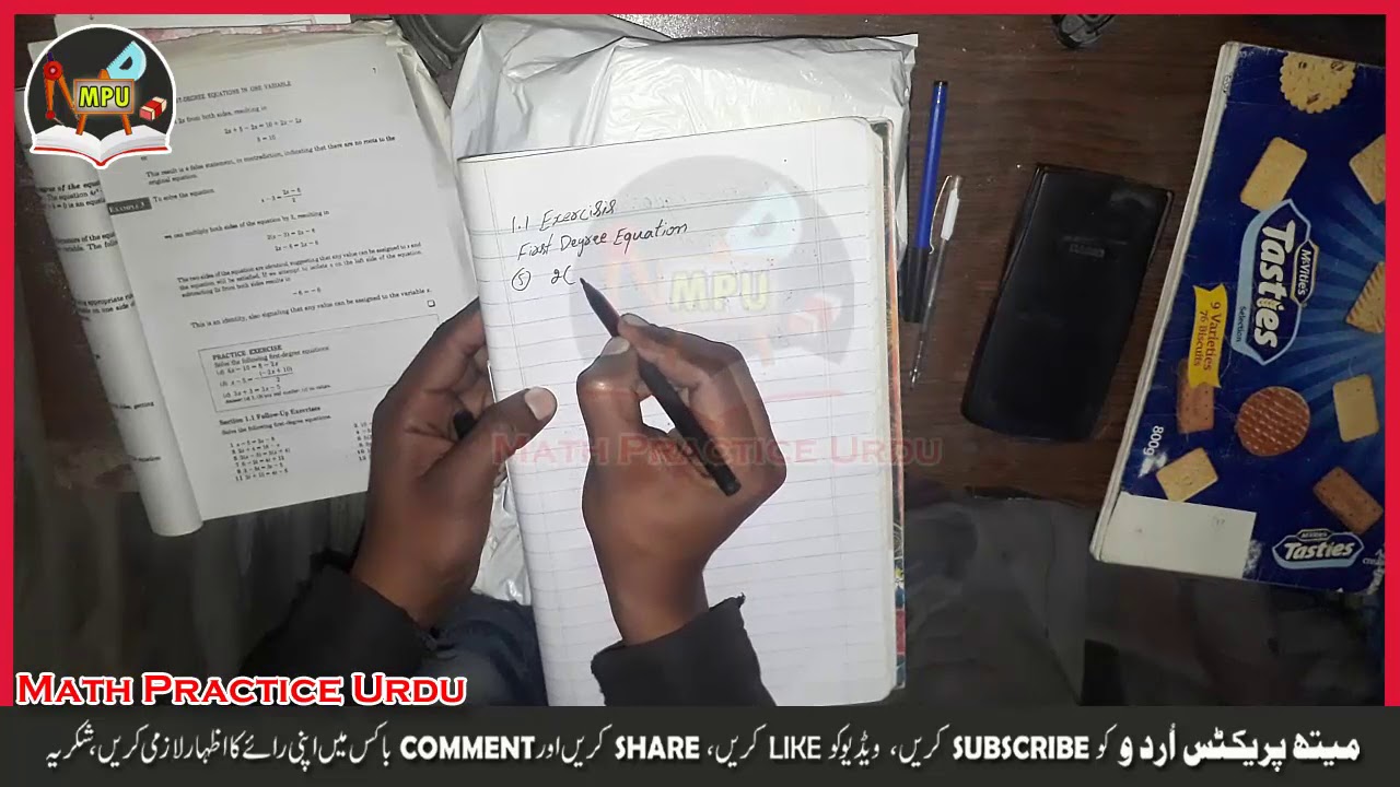 First Degree Equation Applied Math For Business | First Degree ...