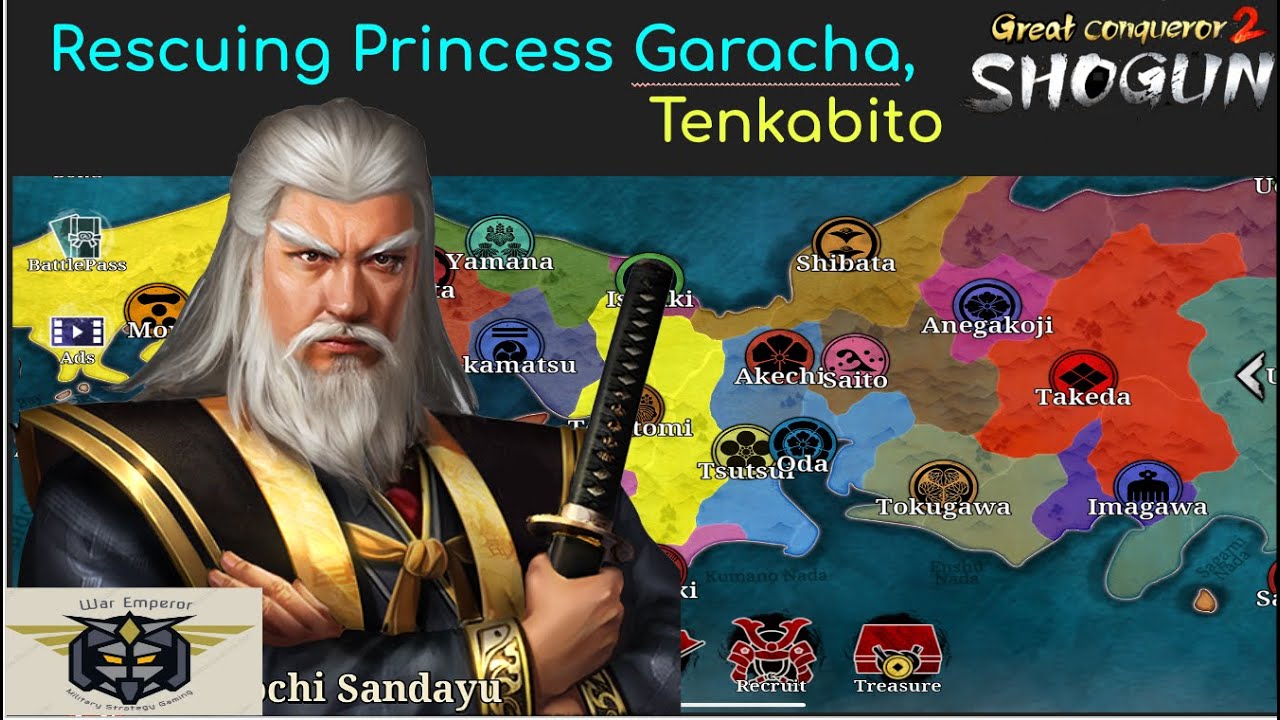 GC2 Great Conqueror 2 Shogun: Tenkabito Rescuing Princess Garacha, Max ...