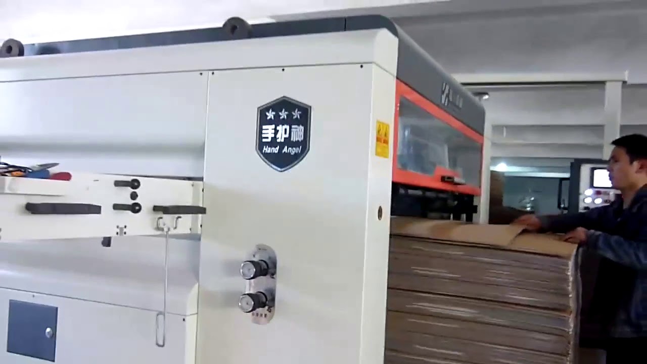 Century MWB 1620 Semi Automatic Flatbed Die Cutting Machine - YouTube
