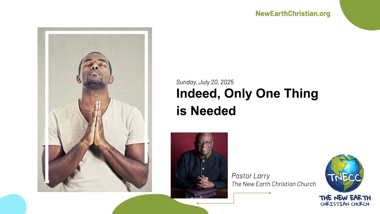 Indeed, Only One Thing Is Needed - YouTube