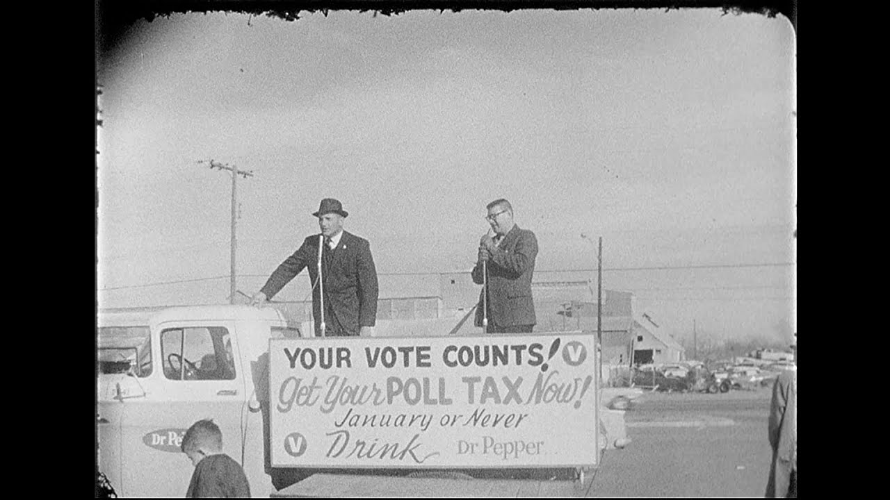 Poll Tax Event At The Dallas West Shopping Center - January 1962 ...