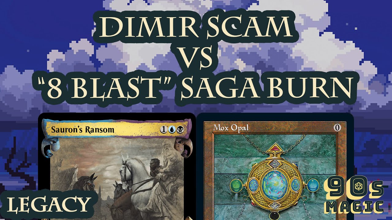 Dimir Scam vs Mono Red 8 Blast Burn [MTG Legacy] - YouTube