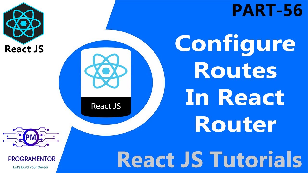 56 Configure Routes Using React Router In React Js Routes