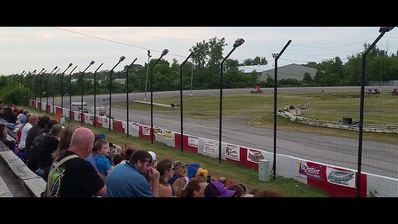 Sandusky Speedway ISMA Midwest Supermodifieds Series Heat Race 1 7-2-22 ...