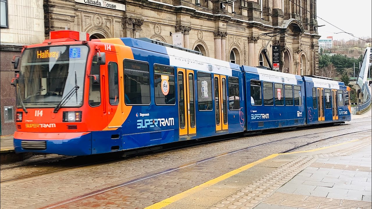 Stagecoach Sheffield SuperTram 114 From Malin Bridge To Halfway - YouTube